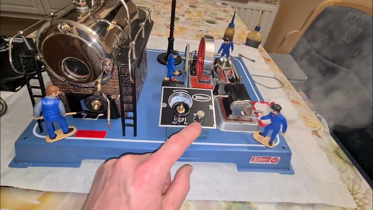 Dampfmaschine Wilesco Modell D24 Elektrisch Neuere Ausführung einiges umgebaut - YouTube