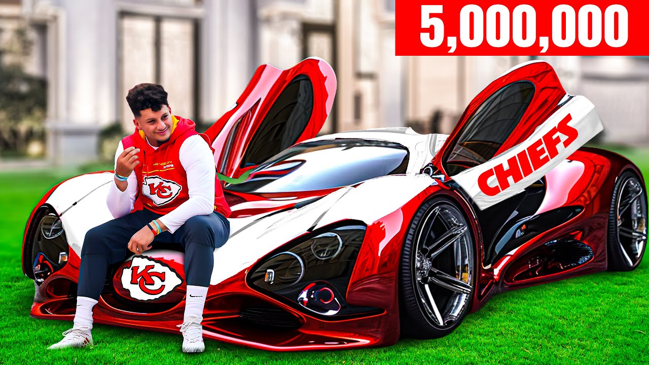 $1 vs $5,000,000 Car of NFL Players - YouTube