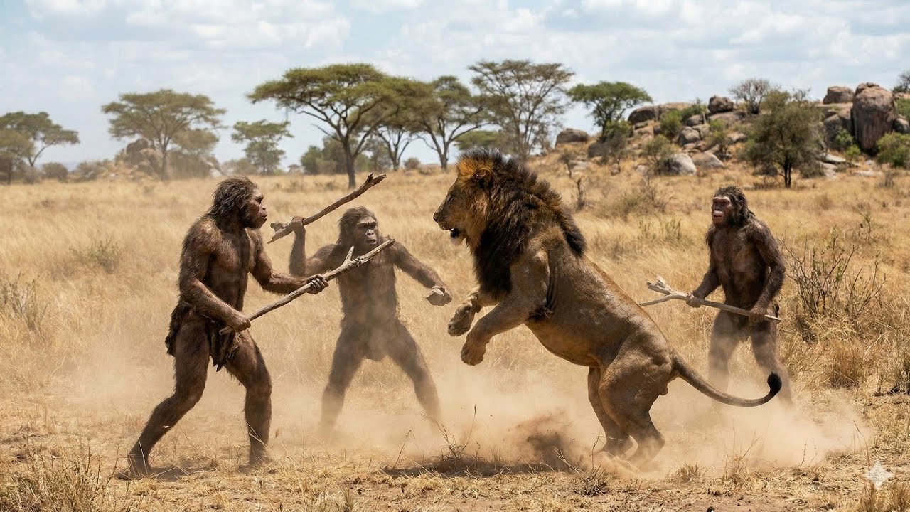 Life 4.6 Million Years Ago | official trailer | lion vs early humans ...