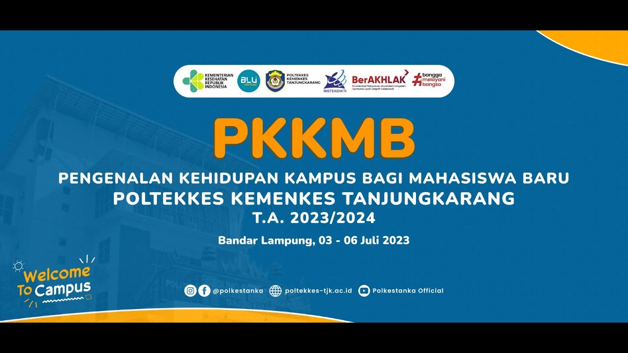 PKKMB POLTEKKES TANJUNG KARANG TAHUN AKADEMIK 2023-2024 HARI KE-2 - YouTube