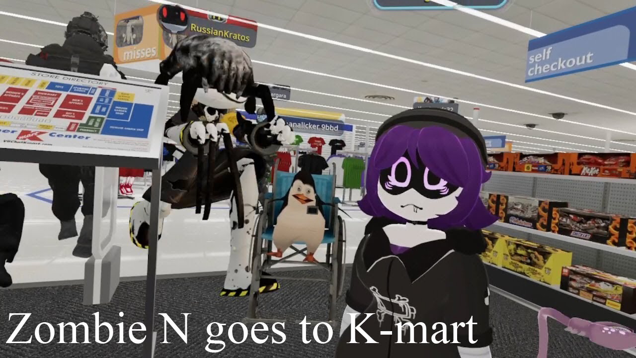 Zombie N goes to K mart - Murder Drones Vr - YouTube