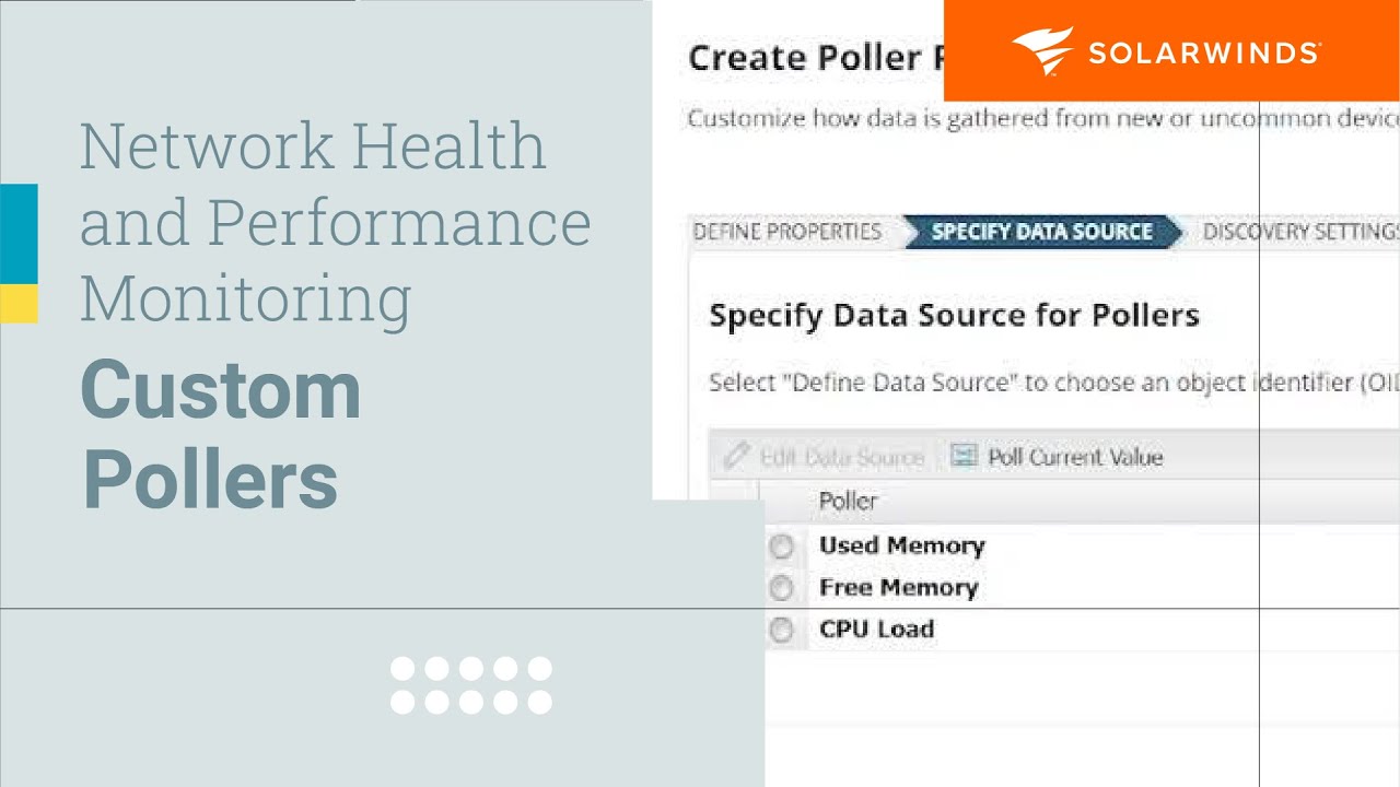 Network Health and Performance Monitoring: Custom Pollers - YouTube