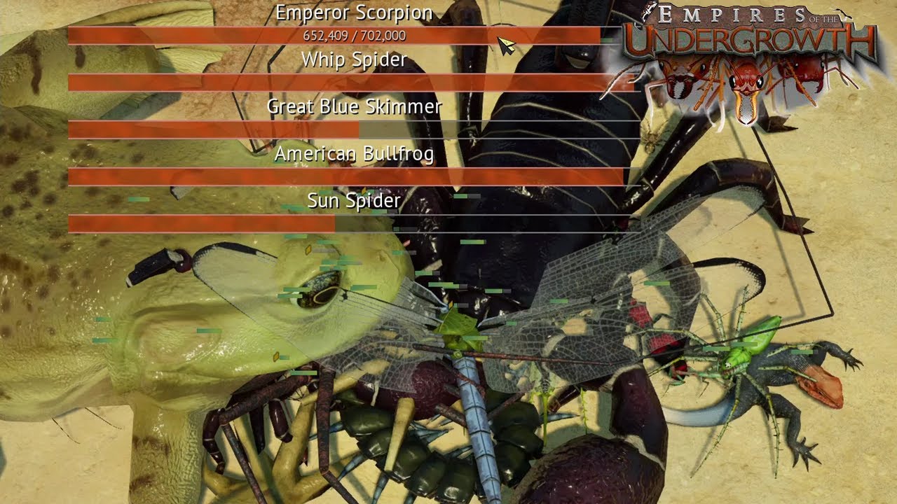 The Mighty Emperor Scorpion vs Loads of Giant Insects & Creatures ...