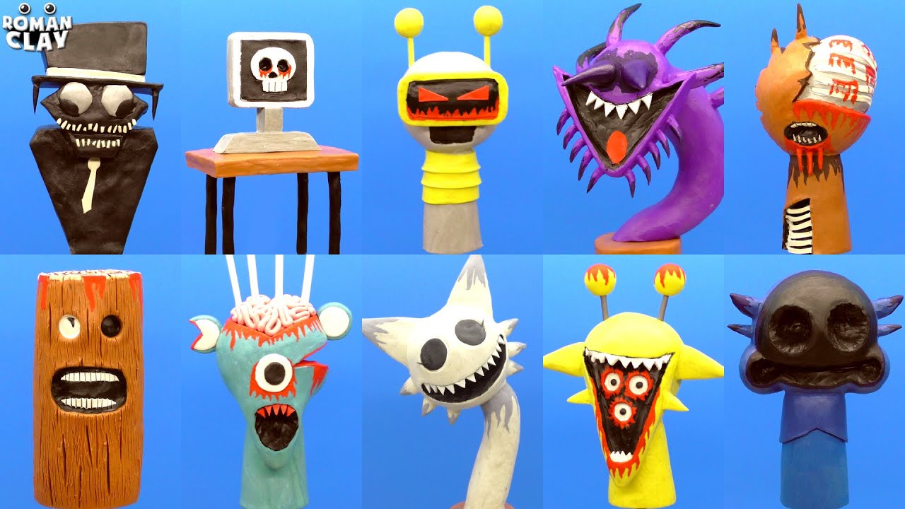 Making SPRUNKI Phase 5 Sculpting with Clay 😬 Part 2 - YouTube