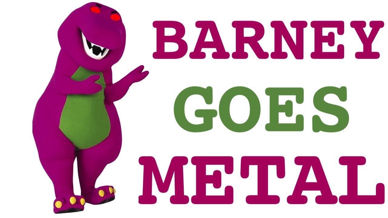Barney Theme Song "I LOVE YOU" Goes METAL - YouTube