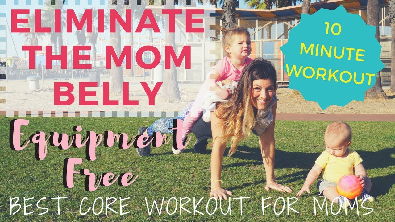 No More Mom Tummy | 10 MINUTE AB WORKOUT - YouTube