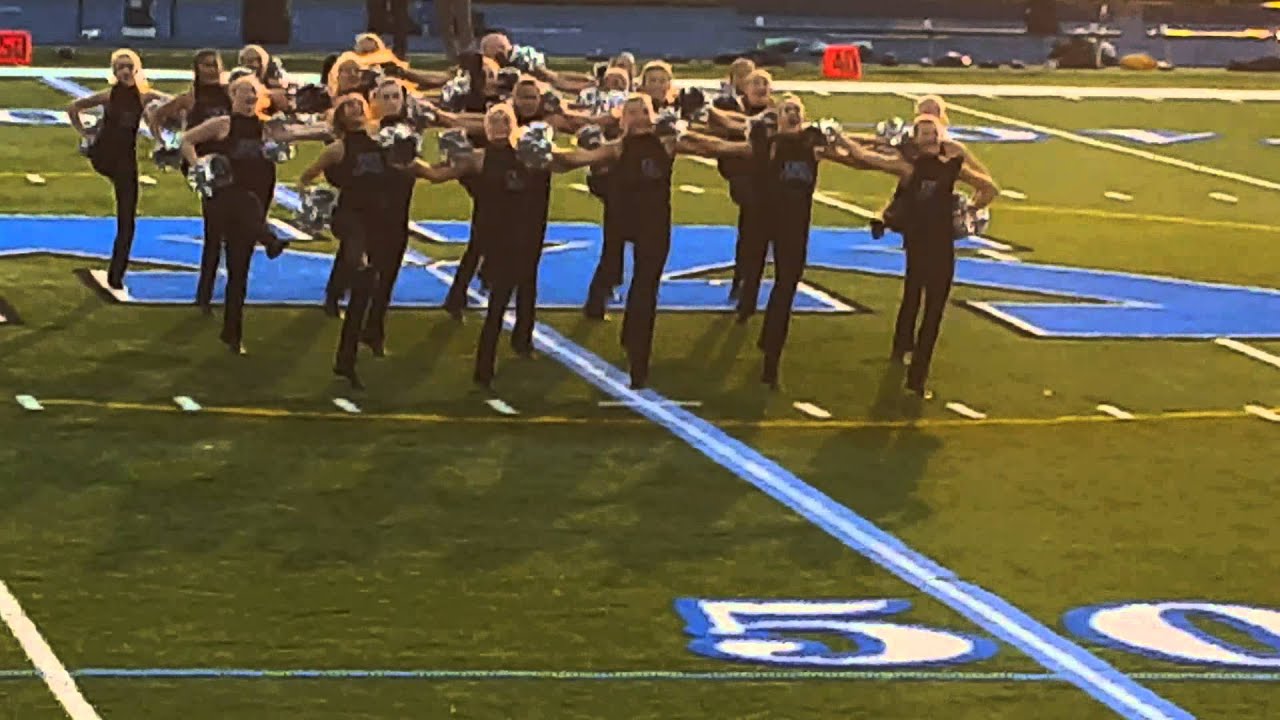 Lexi first High School Dance Team Performance - YouTube