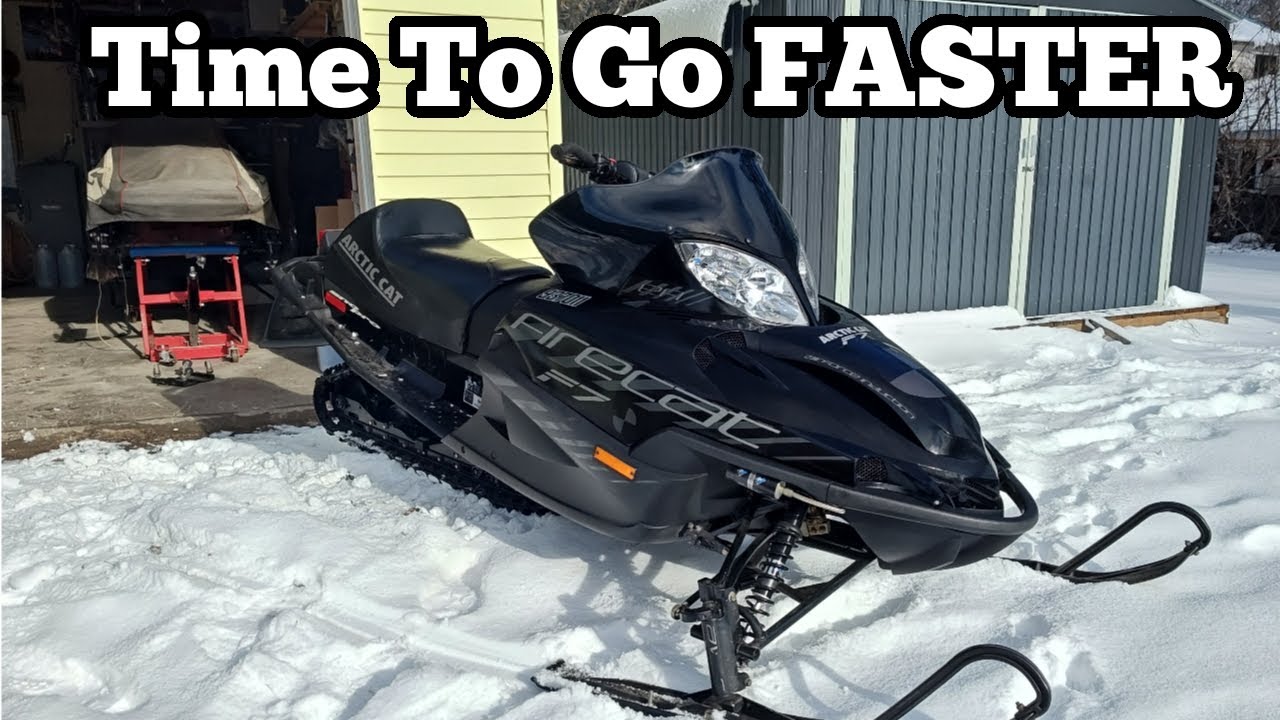 Time To Make My Arctic Cat Firecat F7 FASTER, New Parts - YouTube