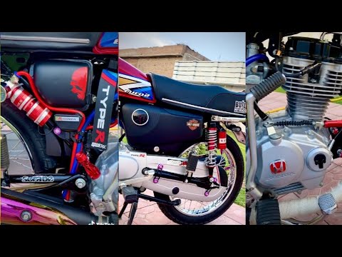 Best Modified Honda Cg 125 in Pakistan | Honda 125 chain cover Design ...