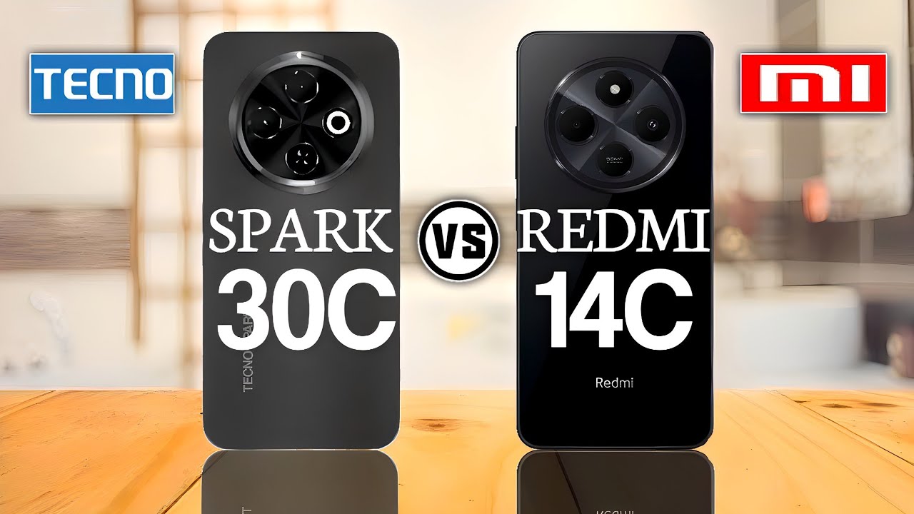 Tecno Spark 30C Vs Redmi 14C #Trakontech - YouTube