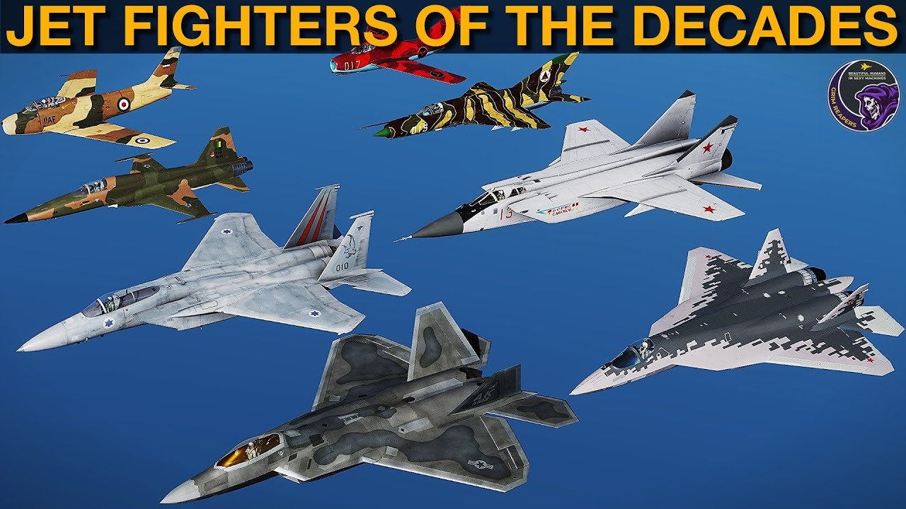 1950-2020 Jet Aircraft BVR Aerial Fights Through The Decades | DCS ...