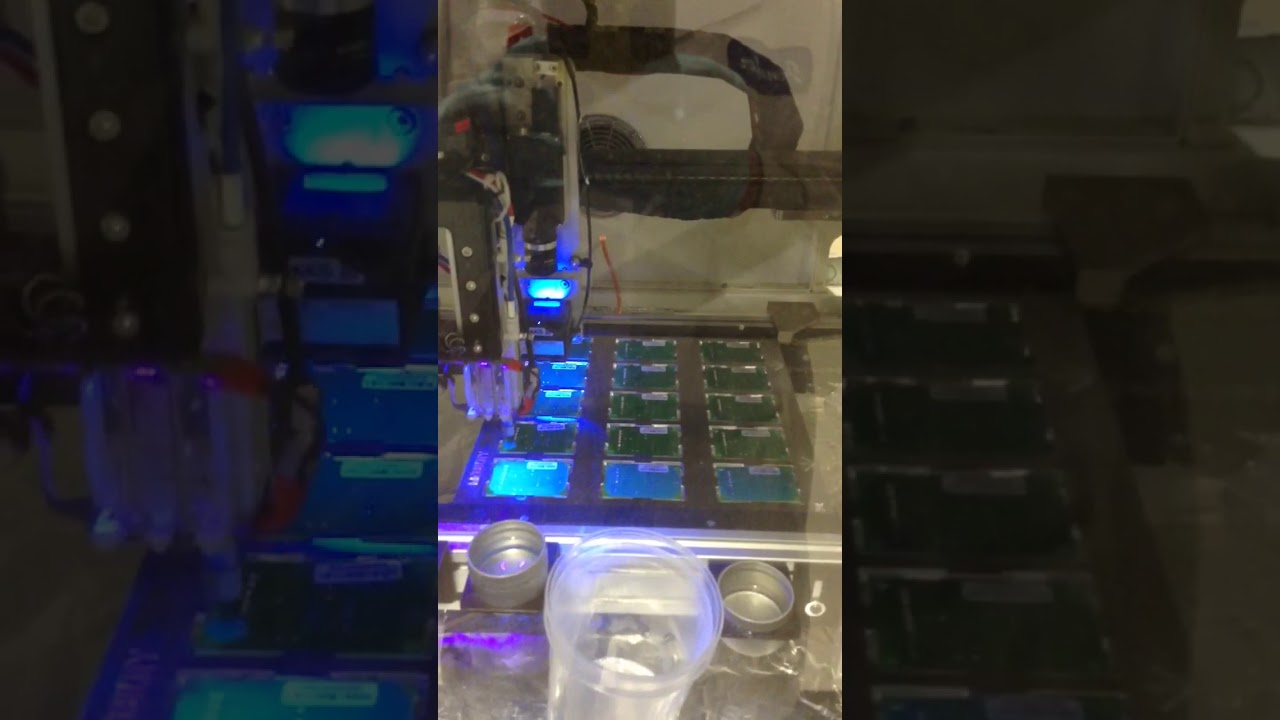Coating PCBs on a PVA delta 6 - YouTube
