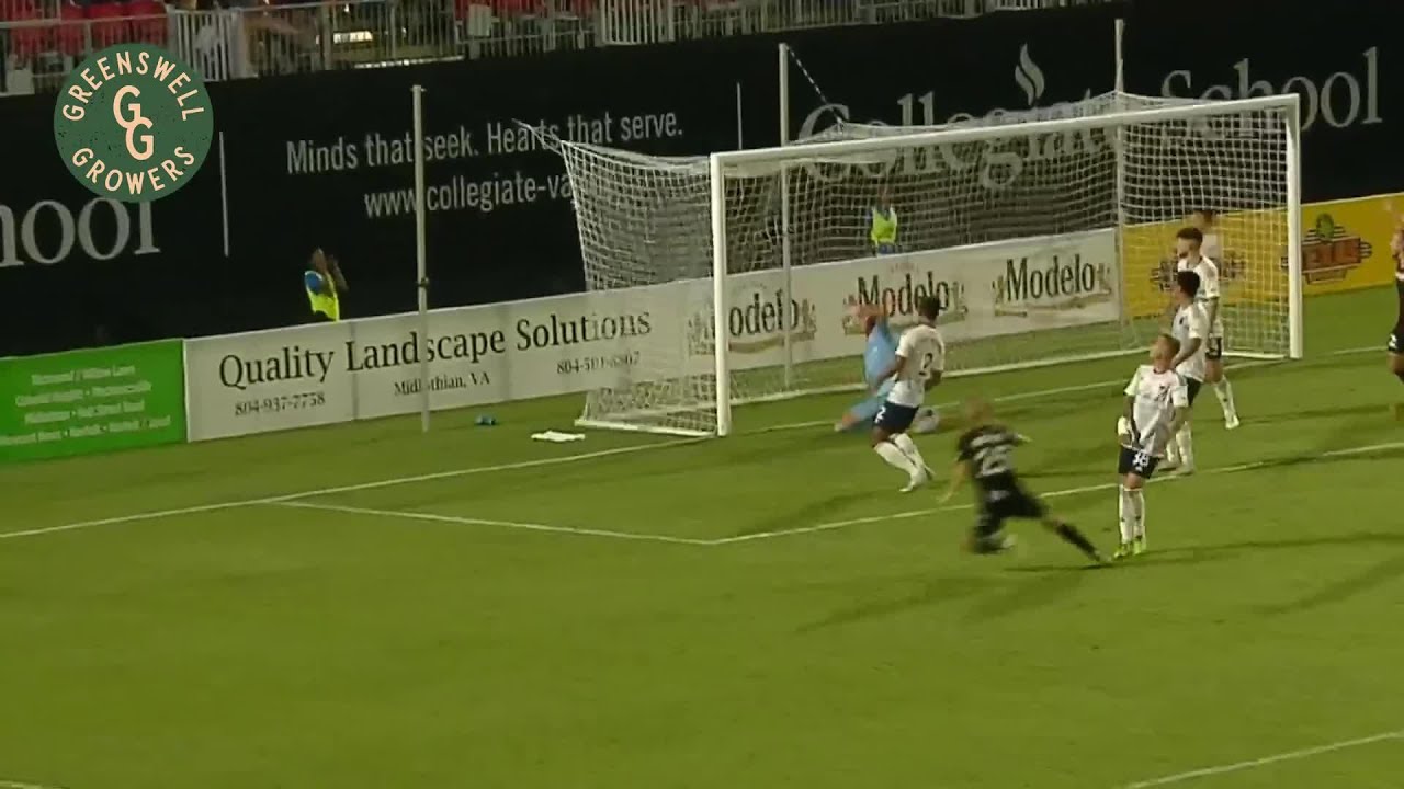 Michael Hornsby with a Spectacular Goal vs. North Carolina FC - YouTube