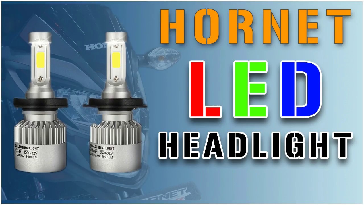 HORNET 160 R LED HEADLIGHT | 36W | VERY BRIGHT LED HEADLIGHT - YouTube