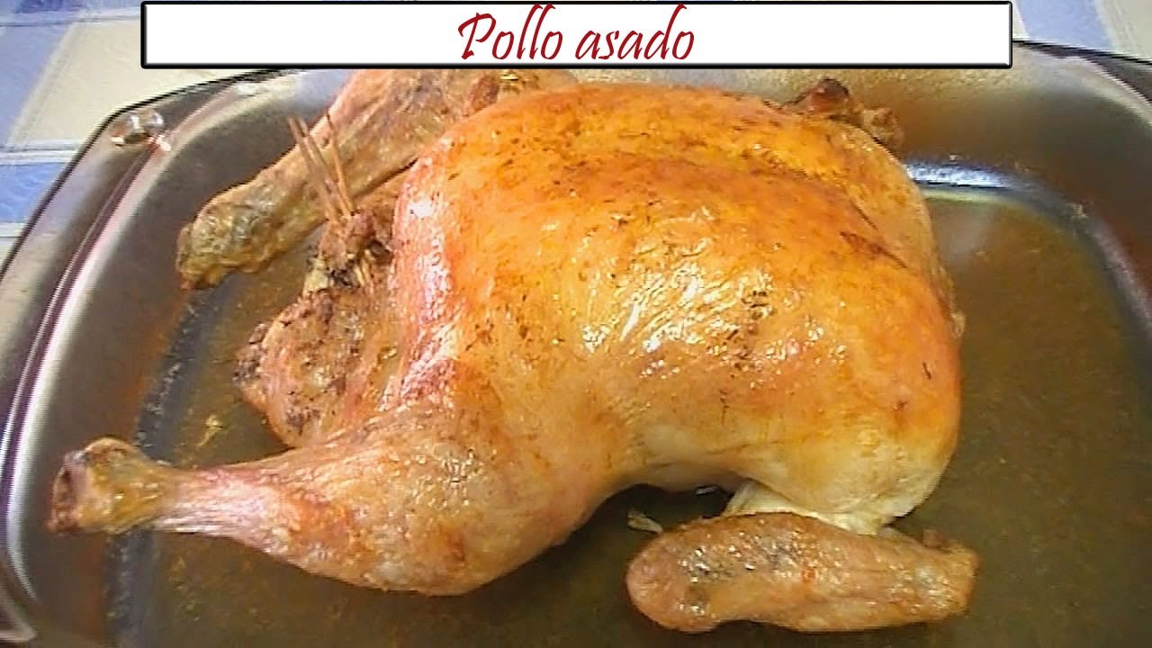 Pollo asado | Receta de Cocina en Familia - YouTube