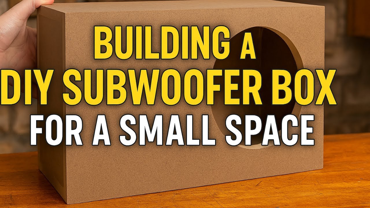 DIY Subwoofer Box Build for Tight Spaces – Deep Bass, Small Package ...