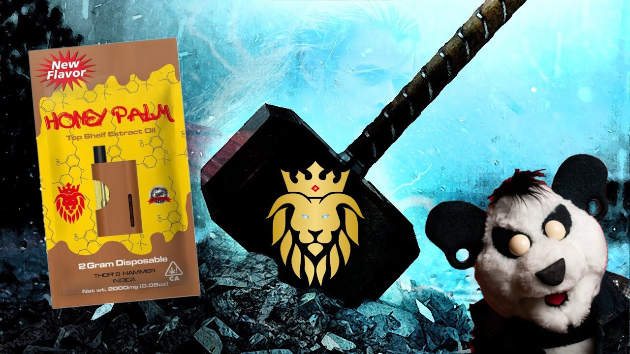 Honey Palm Disposable Vape Thors Hammer Honey King Review with Spicy ...