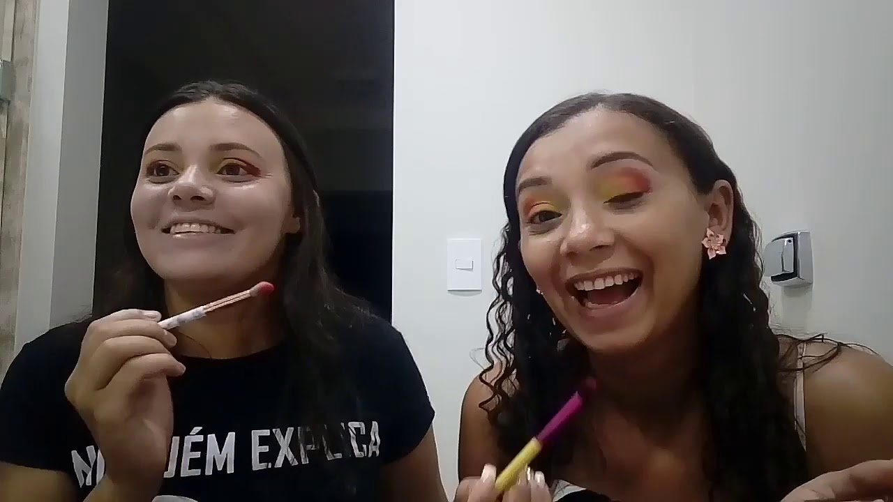 Maquiando Com Minha Irmã Youtube