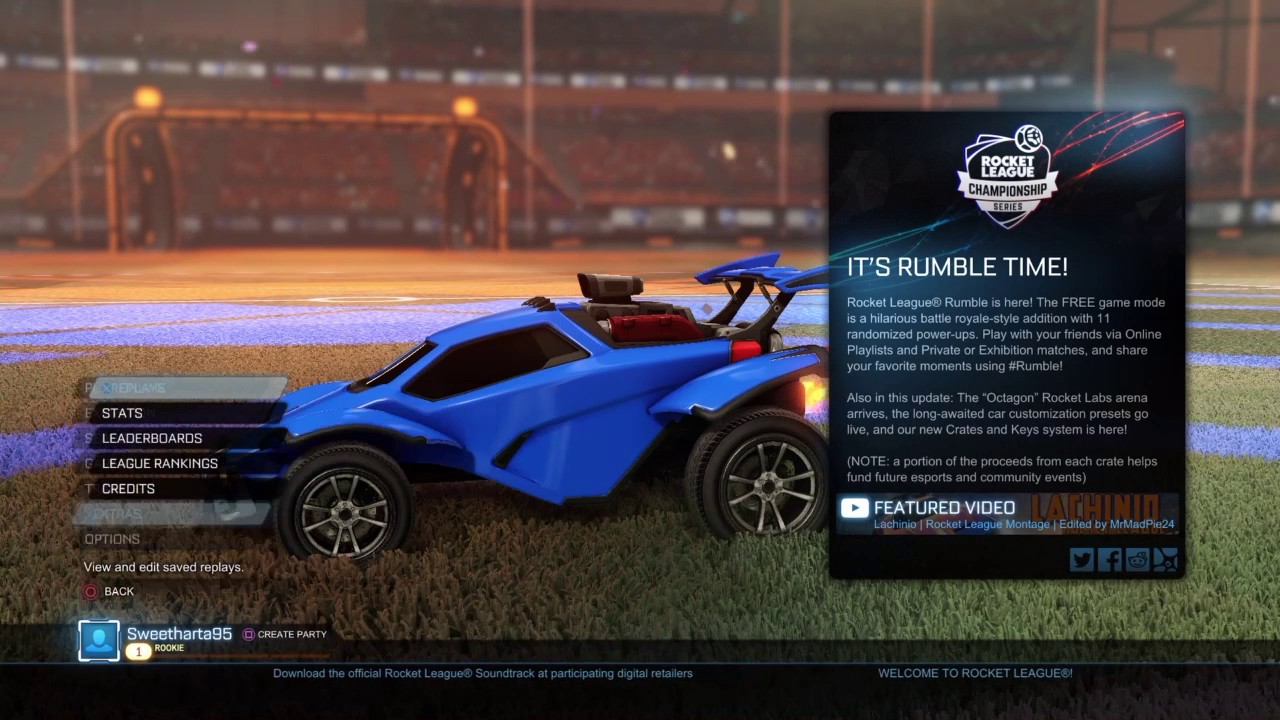 Rocket League Startup PS4 - YouTube
