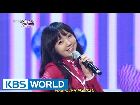 LOVELYZ (러블리즈) - Candy Jelly Love [Music Bank HOT Stage / 2014.12.05]