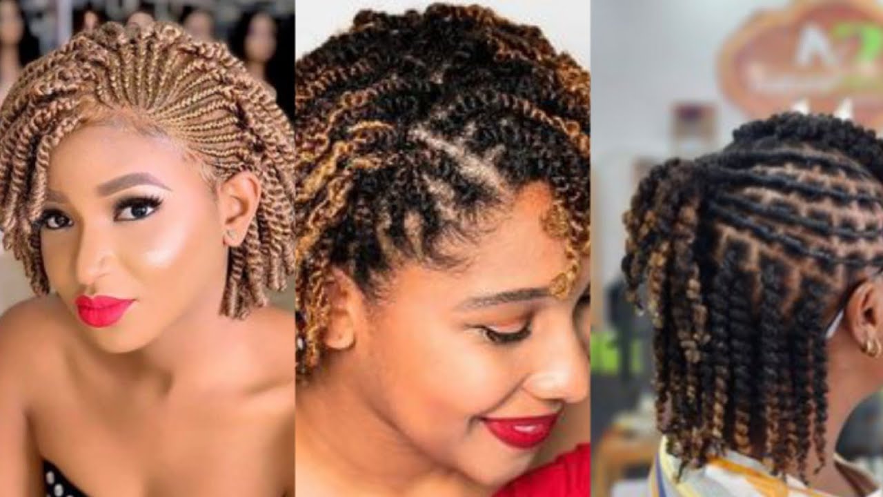 Trending two Strand Hairstyles//Fabulous And Unique Two Strand ...