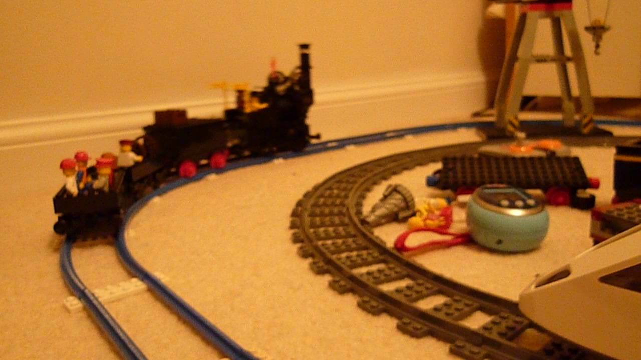 Lego Steam Puffing Billy - YouTube