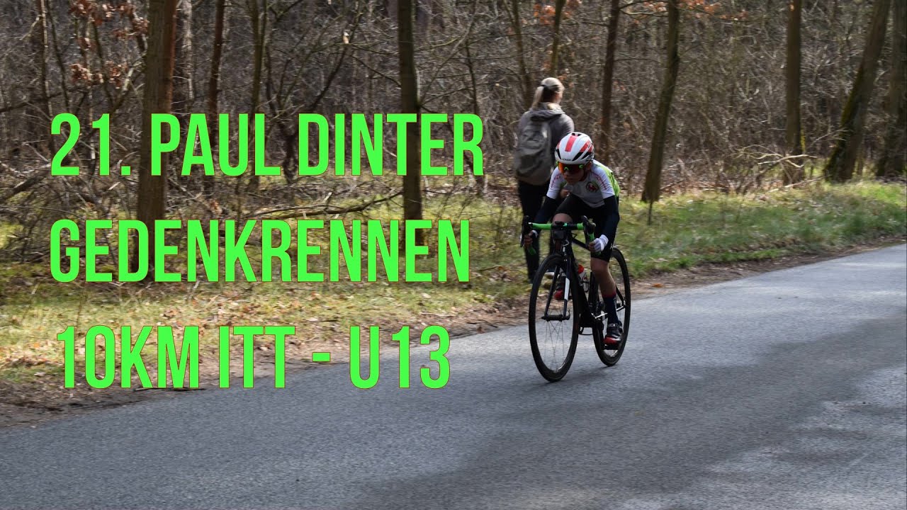 21. Paul Dinter Gedenkrennen - 10km ITT - U13 (younger year) - 2023 - YouTube