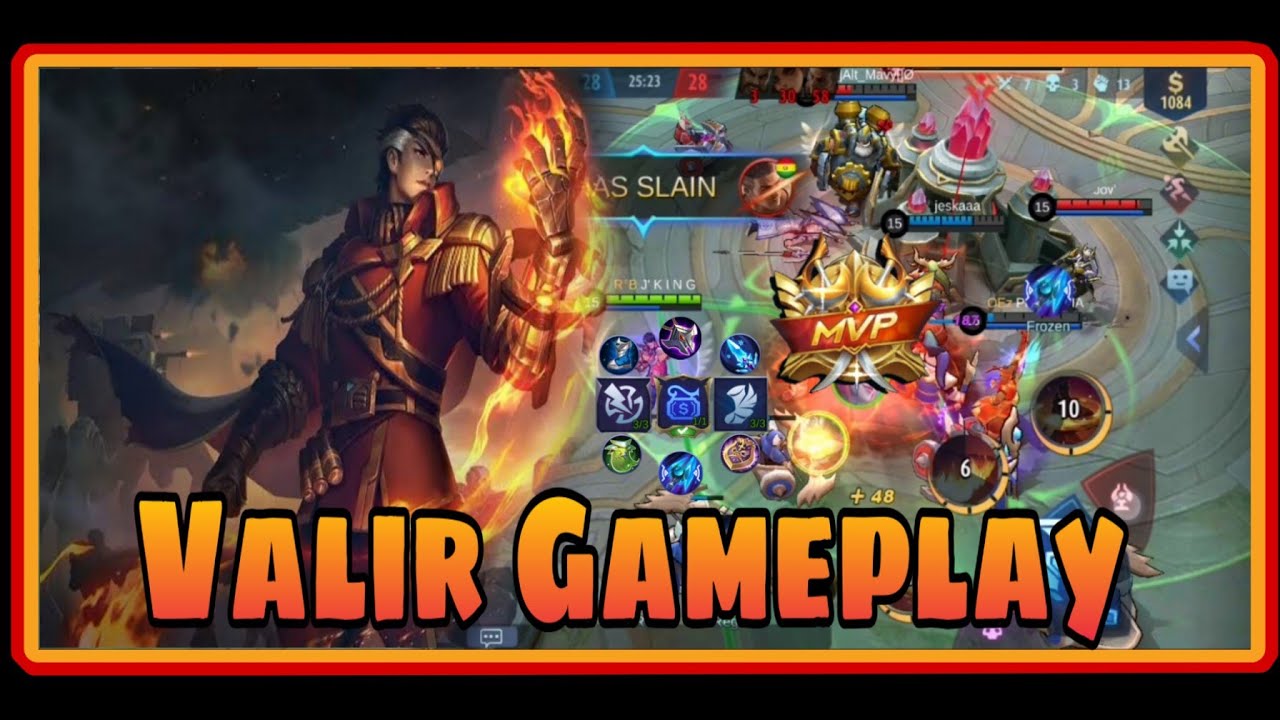 Epic Comeback Valir MVP Gameplay 2021| Valir Best Build and Emblem 2021 ...