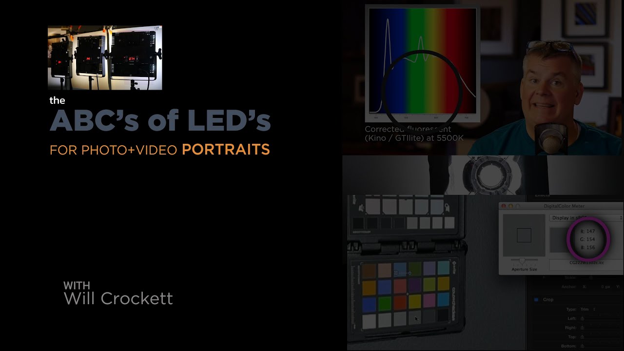 The ABC's of LED Portrait Lighting for Photo and Video. - YouTube