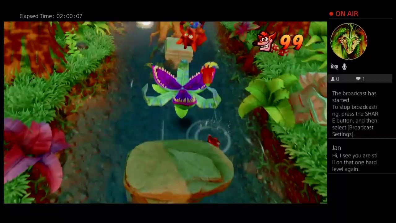 Hooktail Jr play's Crash Bandicoot N-sane trilogy part 3 - YouTube
