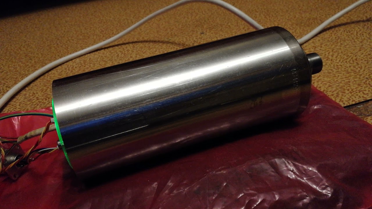 high speed spindle test - YouTube