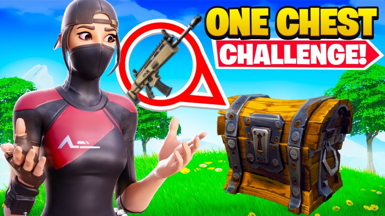 The One Chest Challenge In Chapter Three Of Fortnite! - YouTube