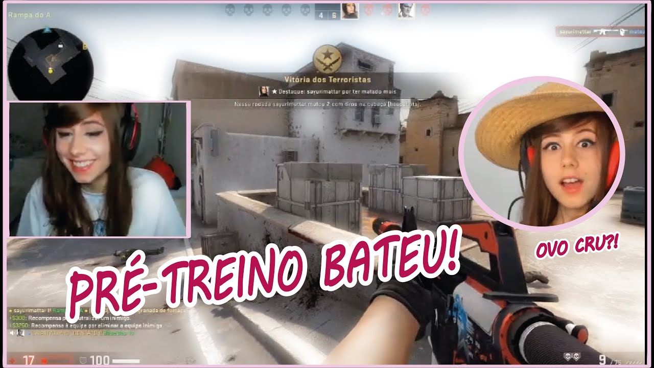 Sayuri Mattar Pré-Treino Bateu Clips Live I - YouTube