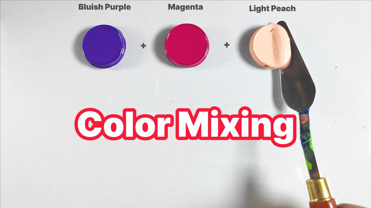 Guess the final color 🎨| Satisfying video | Art video | Color mixing ...