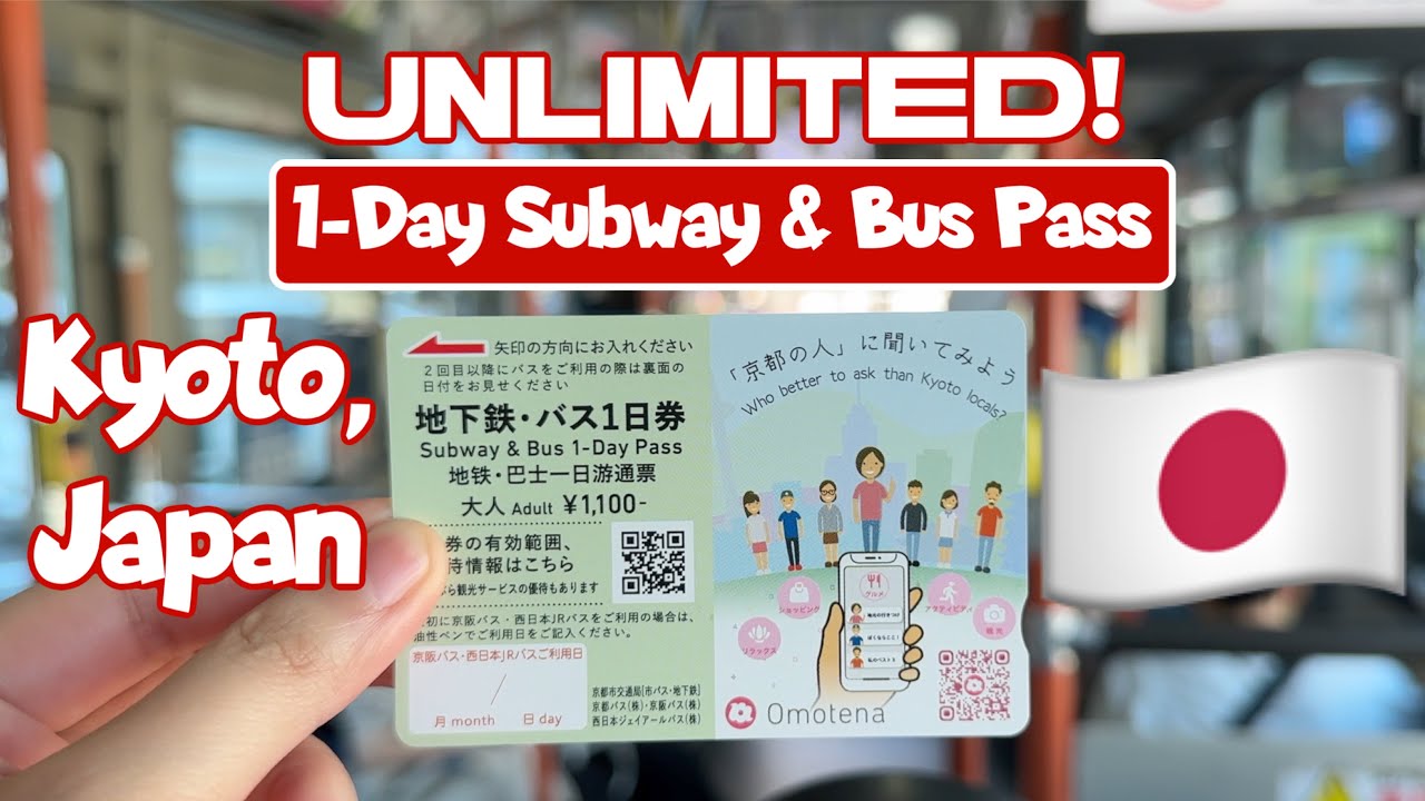 Where To Buy One-Day Subway & Bus Pass at Kyoto Station - YouTube