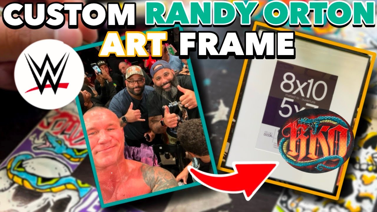 Met Randy Orton At WWE Event & Turned A Photo Into Epic Frame Art ...