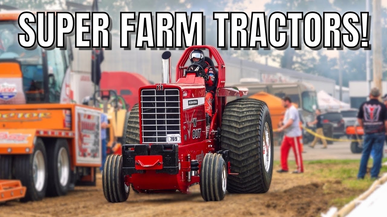 Super Farm Tractor Pulling at The Puller's Championship 2024! - YouTube