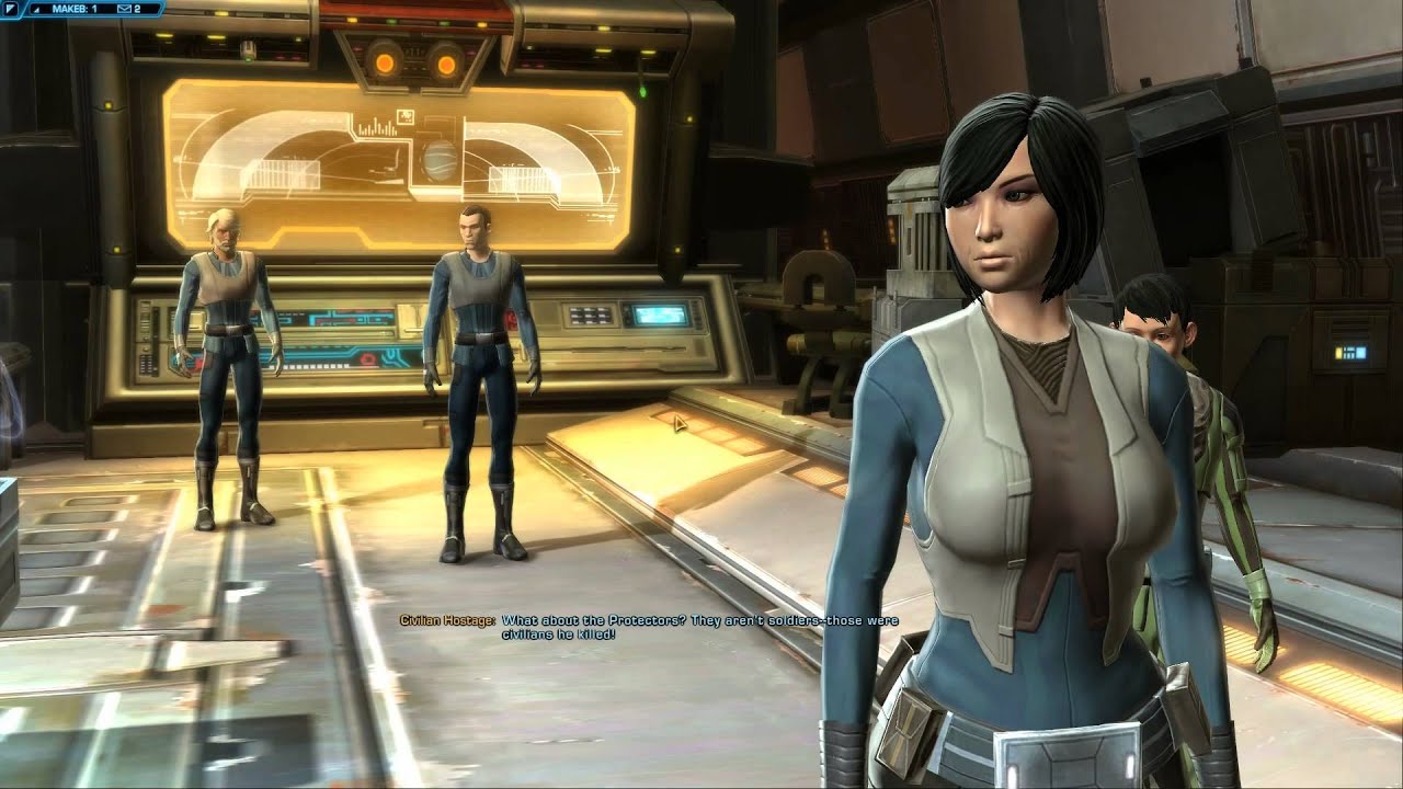 SWTOR Extraordinary Measures Makeb Republic mission cutscene - YouTube