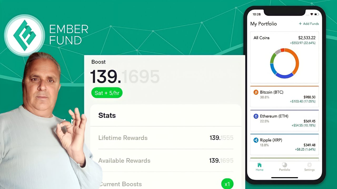 Free Bitcoin Mining App | Ember Fund App Review 2022 - YouTube