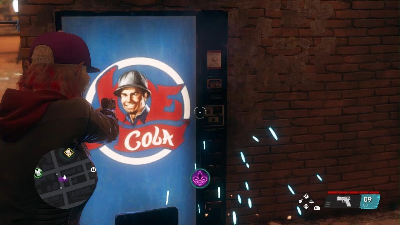 Saints Row remake 2022 small attention to detail vending machines can ...