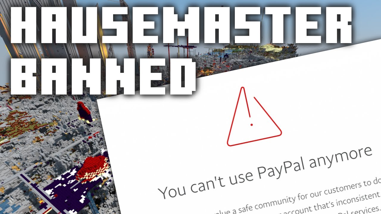 How 2b2t players BANNED Hausemaster's PayPal Account - YouTube