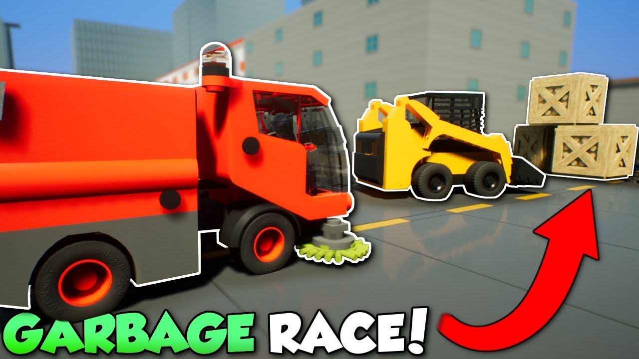 RACING THROUGH GARBAGE?! - Brick Rigs Multiplayer Gameplay - Lego ...