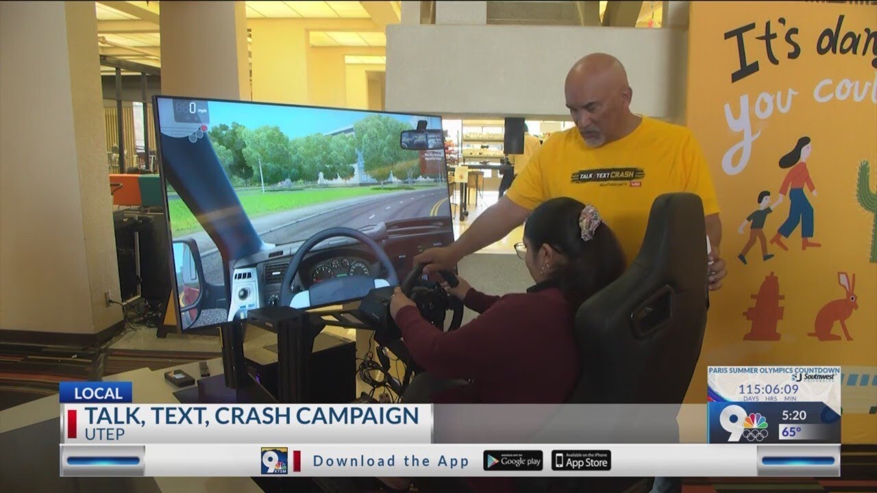 TXDOT launches annual distracted driving campaign at UTEP - YouTube