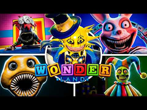 Wonderland - All Bosses & All Monsters (Full Game Walkthrough Roblox Showcase)