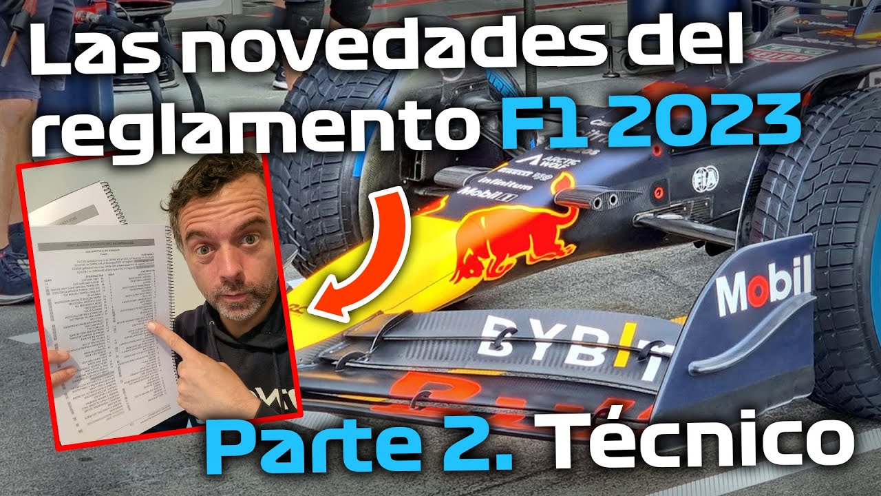 Novedades Reglamento F1 2023. Parte 2: Técnico - YouTube