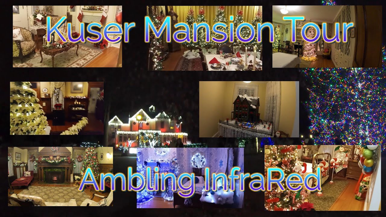 Christmas Kuser Mansion Tour - 4K - Hamilton NJ *Like/Subscribe/Thanks ...