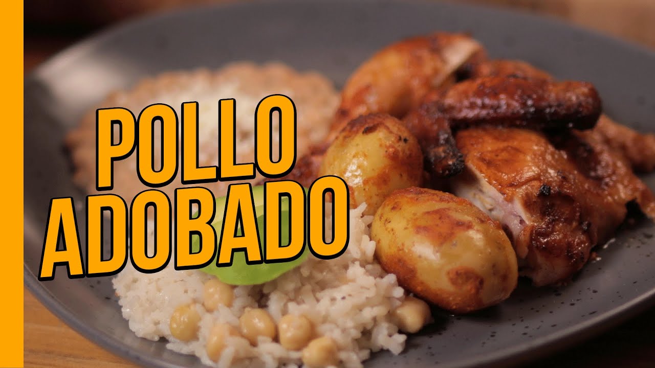 Pollo adobado | 3 minutos en la parrilla - YouTube