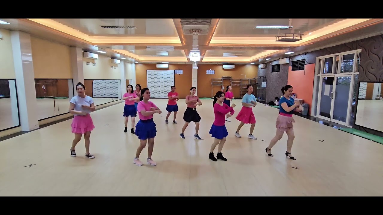 tong nian line dance - YouTube
