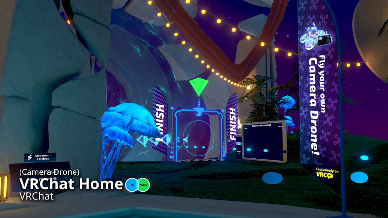 VRChat Home (Camera Drone) | VRChat World Showcase - YouTube