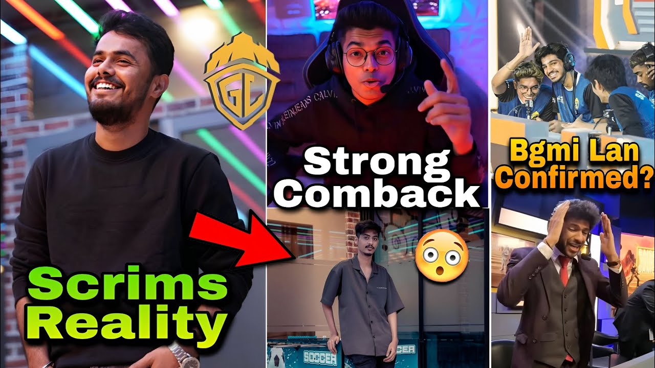 BGMI LAN Confirmed? GodL Amar Scrims Reality Team GodLike Strong Comback 🔥💛 - YouTube